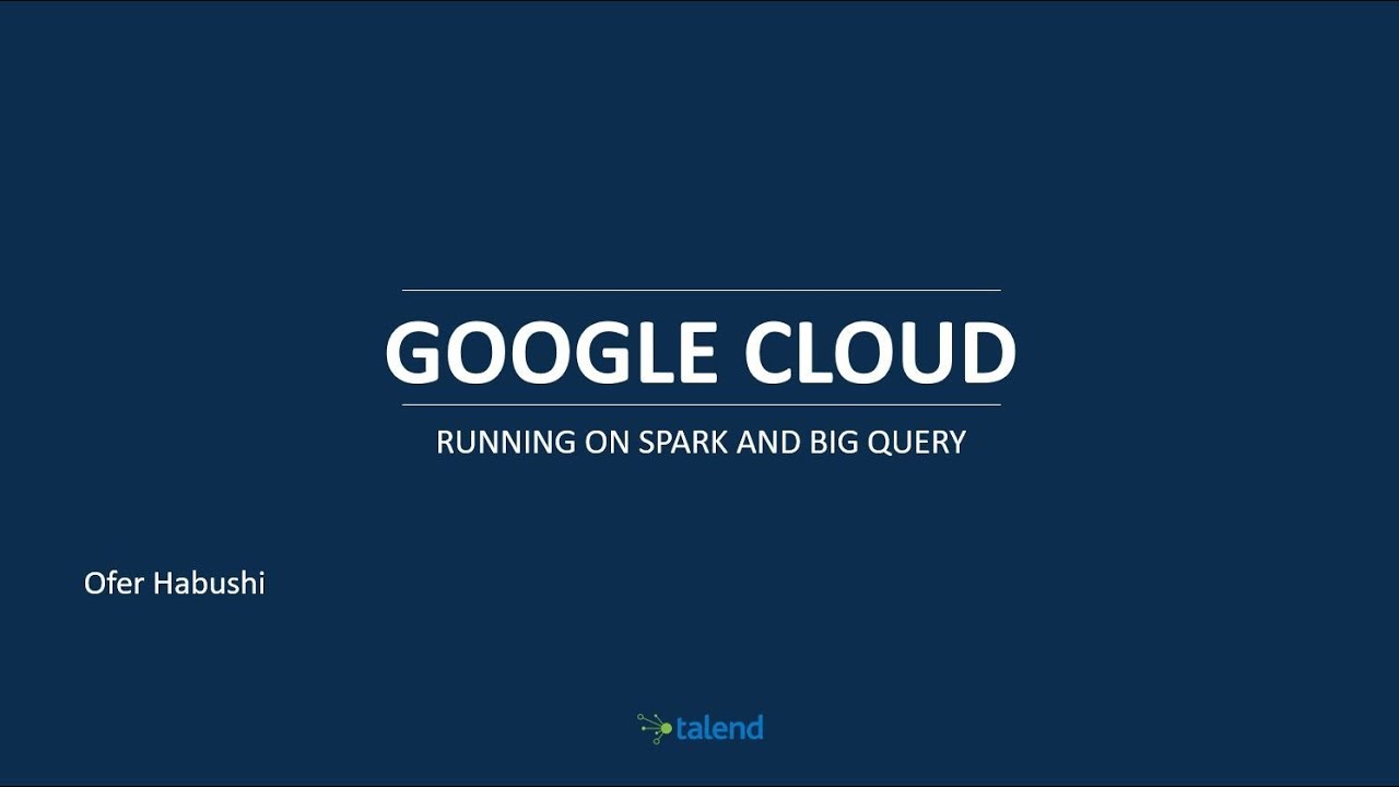 Spark on Google Cloud - YouTube