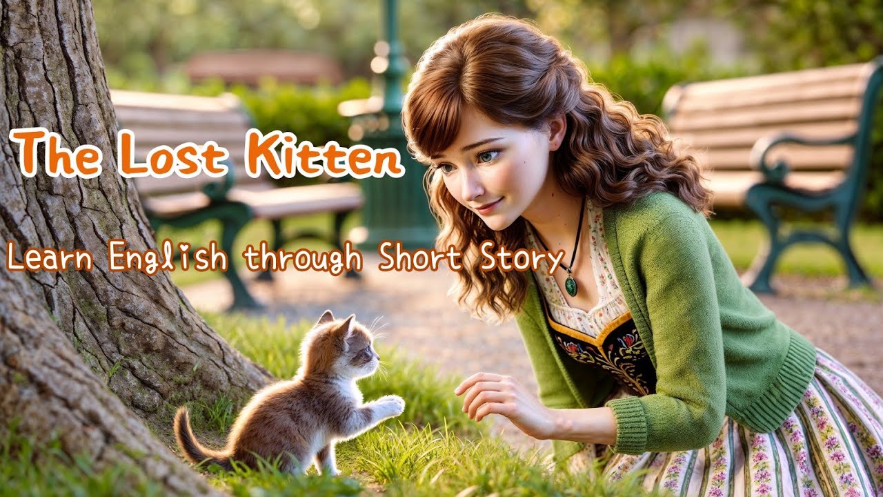 Learn English through story: The Lost Kitten || Short English Story for ...