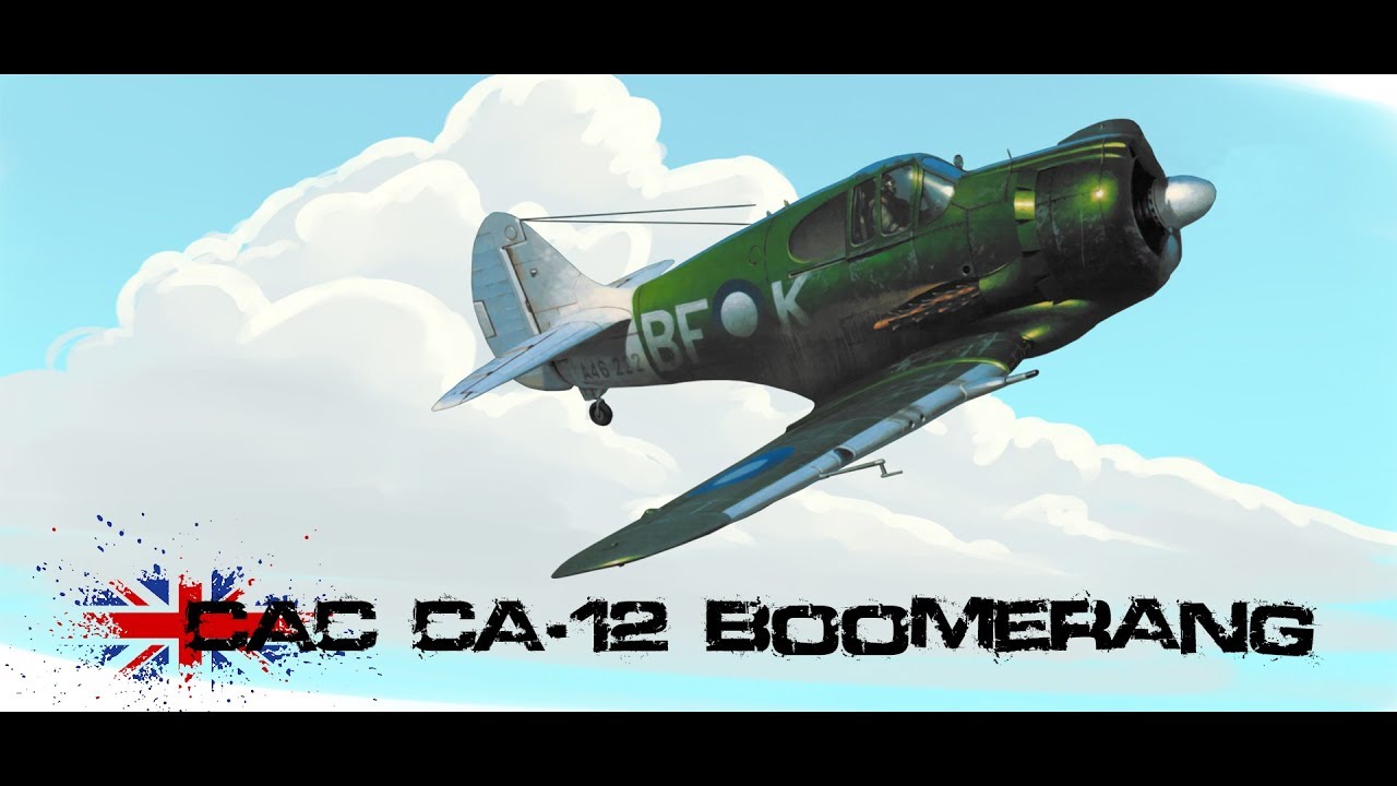 CAC CA-12 Boomerang - YouTube