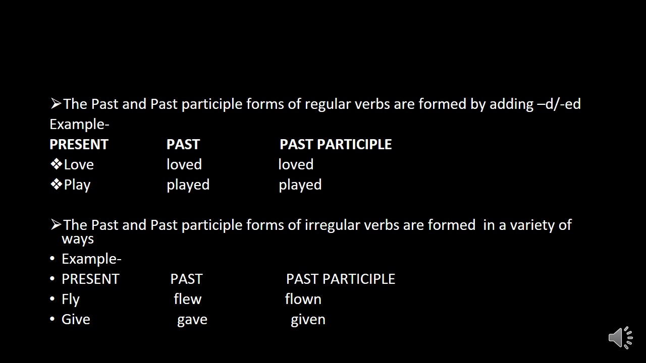 Verb Table for Class 7 - YouTube