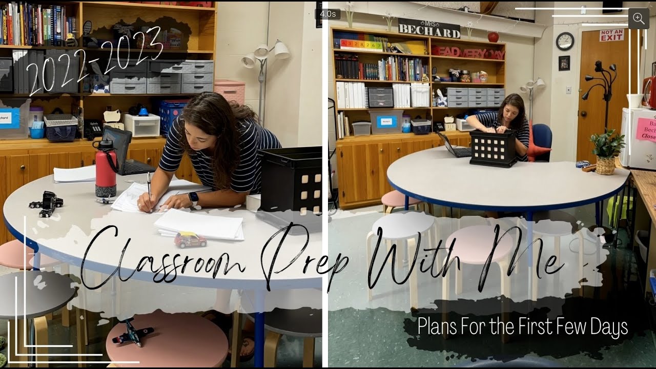 CLASSROOM PREP WITH ME | Plans For the First Few Days of School ...