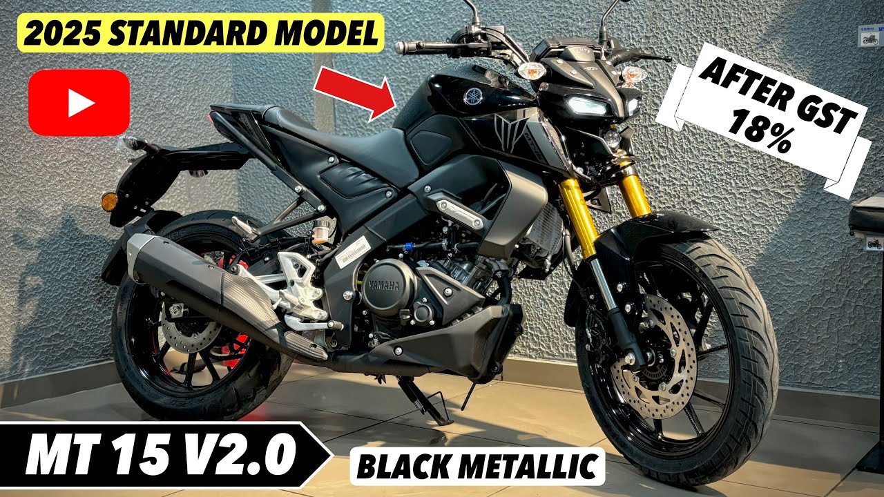 2025 All New Yamaha Mt 15 V2.0 Standard Model Review ️| Black Beast 😈 ...