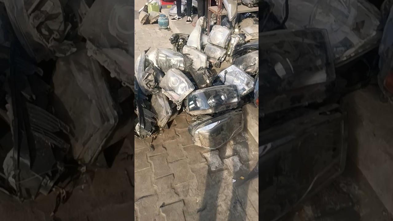 all car 🚗 side menar parts 📞 😱maya Puri Delhi#asmr #car #light ...