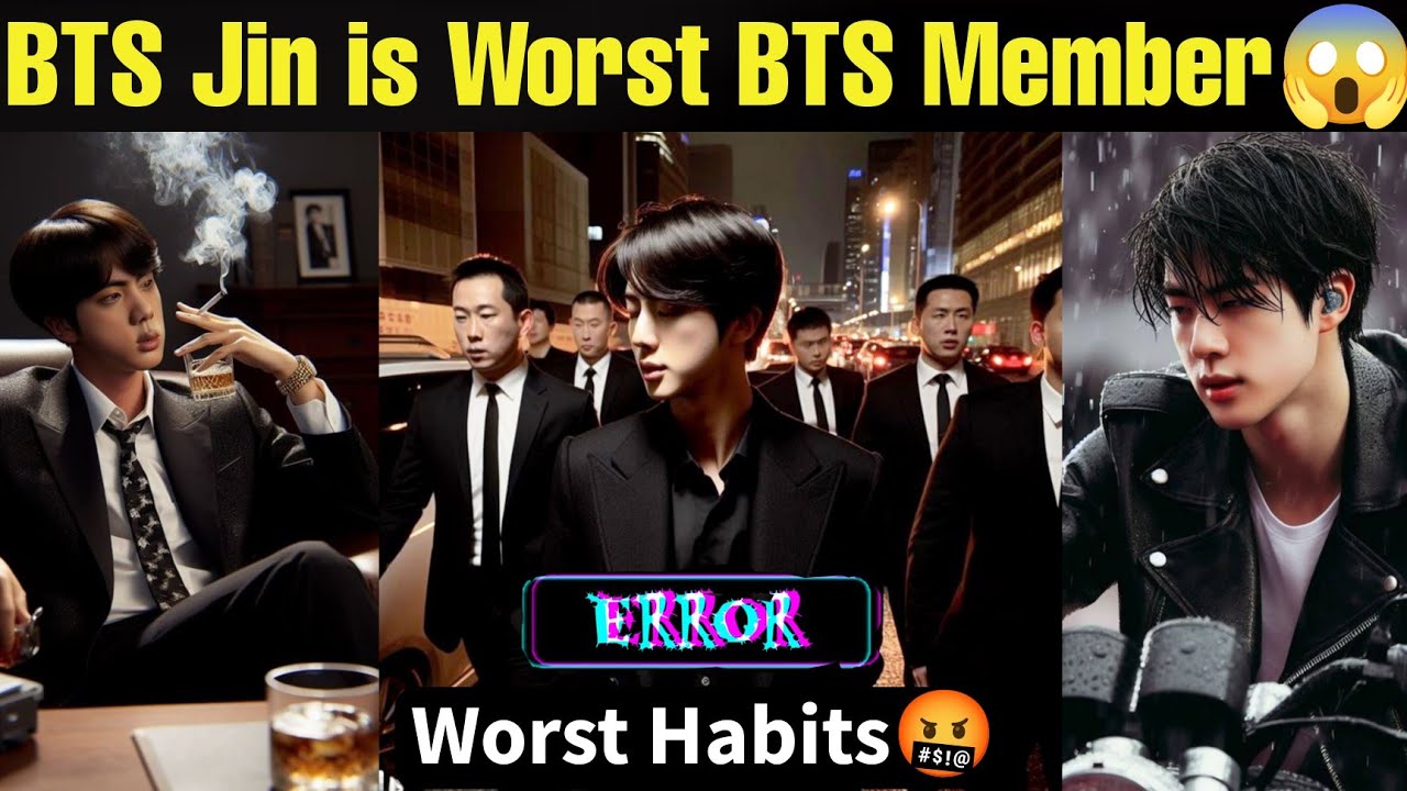 BTS Jin Is Worst BTS Member 😭 Jin Bad Habits Exposed 💔 BTS Jin Worst ...