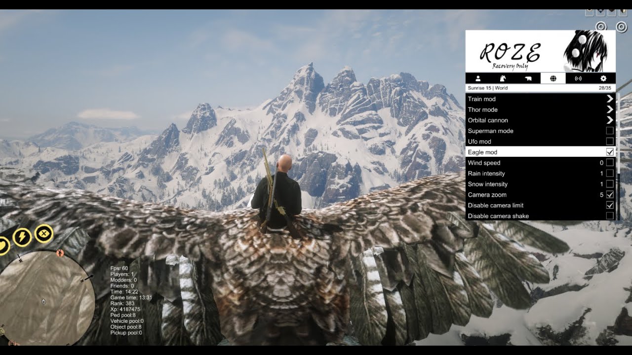 Sunrise RDR 2 + GTA 5 Online Mod menu 2 X 1 2 menus in one for 1 price ...