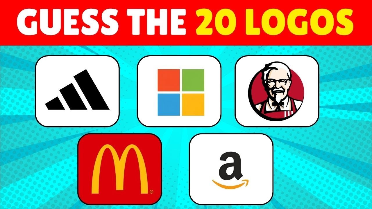 Guess The Logo in 4 Seconds | 20 Famous Logos | Logo Quiz 2025 | logos ...