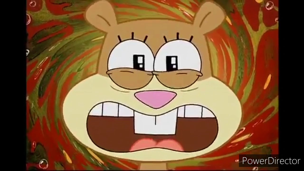 Carolyn Lawrence Sandy Cheeks Screams like a 14 year old girl Pranks A ...