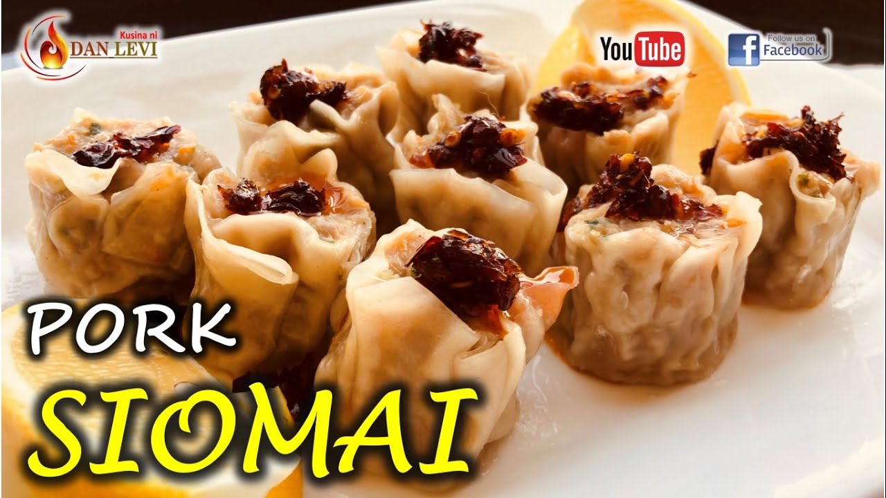 PORK & SHRIMP SIOMAI with CHILI GARLIC SAUCE RECIPE | SIU MAI recipe ...