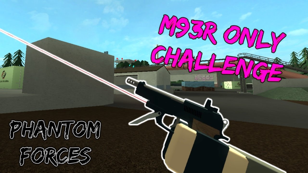 Roblox Phantom Forces - M93R Only Challenge! - #40 - Live Commentary ...