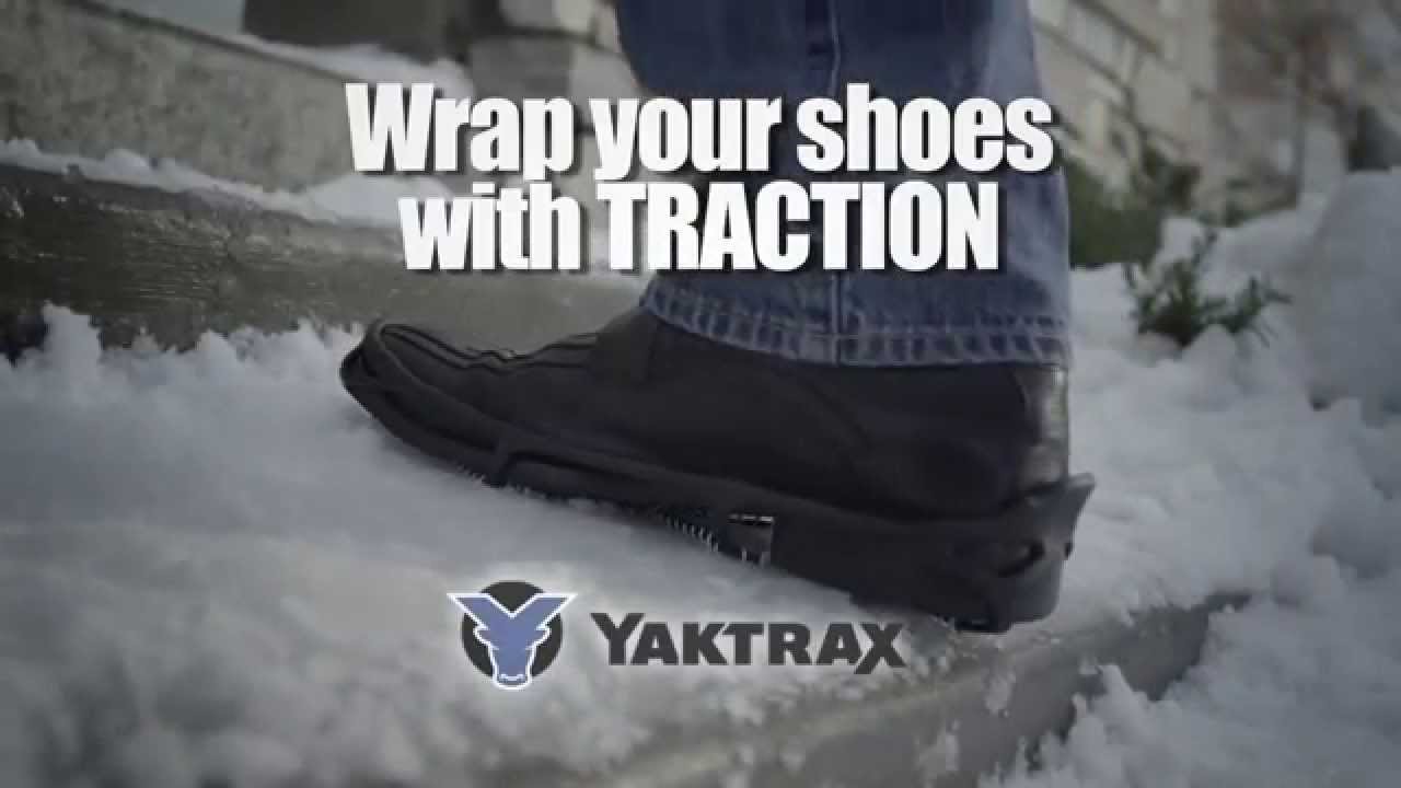YakTrax Walker Ice Grippers - Snow Traction for your Feet - YouTube