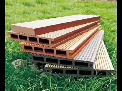 WPC decking, WPC profile extrusion line, JWELL machinery - YouTube