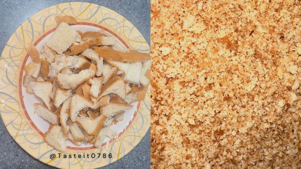 Make Bread Crumbs With Leftover Bread || Bread Crumbs - YouTube