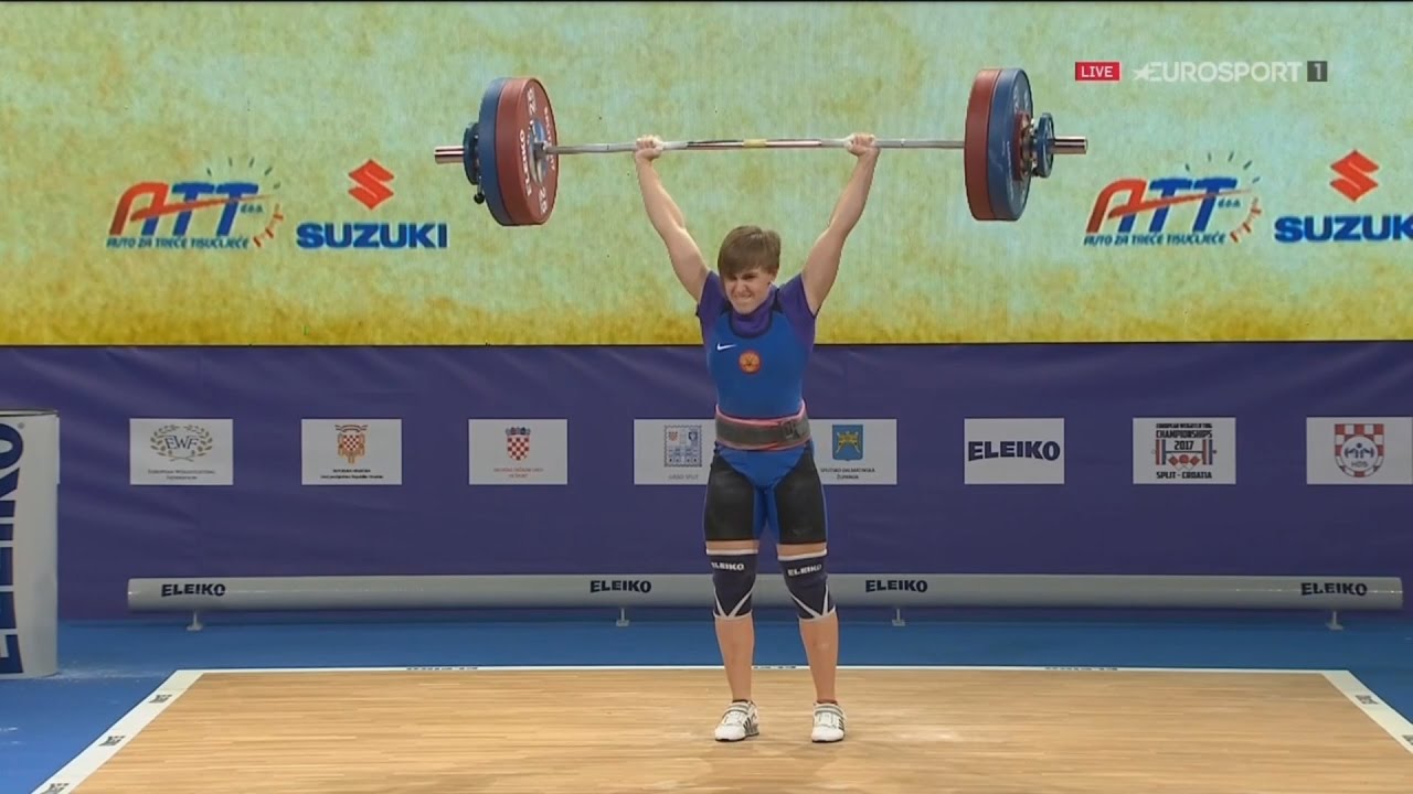 2017 European Weightlifting Championships Women 58 kg \ Тяжелая ...
