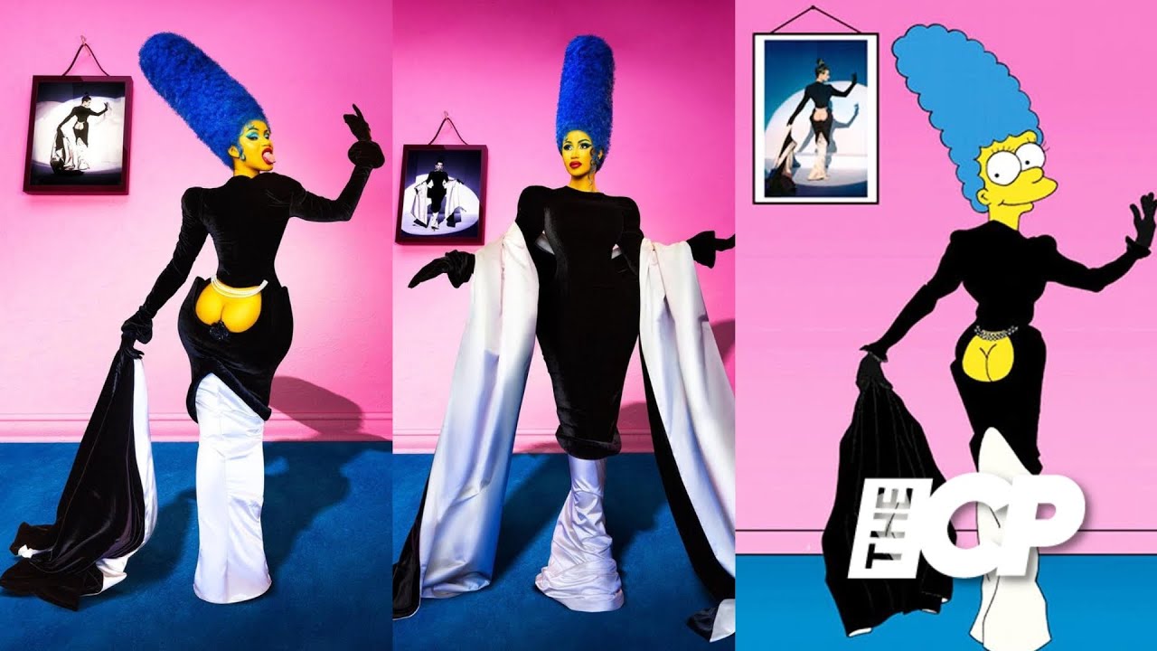 Cardi B Facing Legal Action For Racy Marge Simpson Halloween Costume ...
