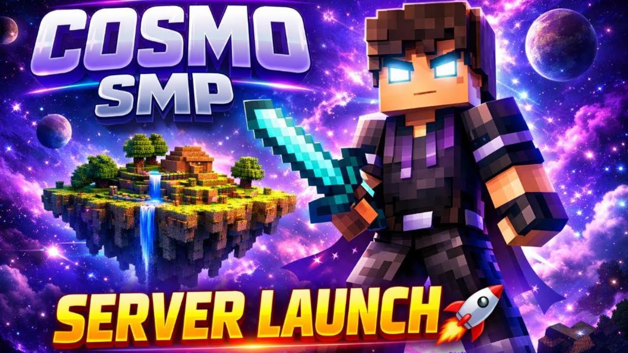COSMO PUBLIC SMP ! JUST LAUNCHED ! Minecraft Live 🔴 | #minecraft - YouTube