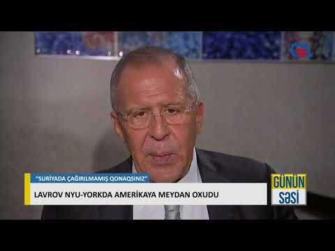 LAVROV NYU YORKDA AMERİKAYA MEYDAN OXUDU