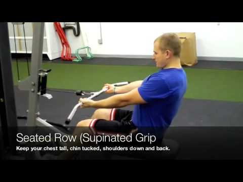 Seated Row (Supinated Grip) - YouTube