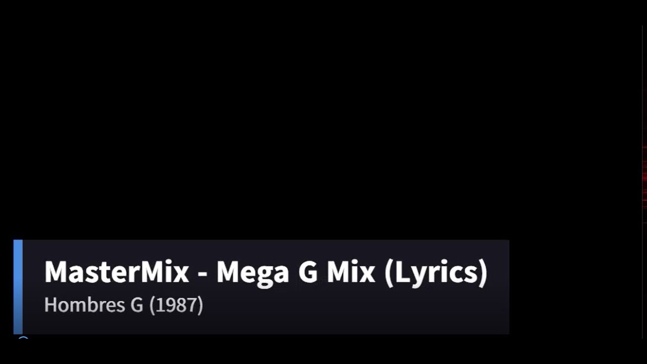 Hombres G Mastermix lyrics - YouTube