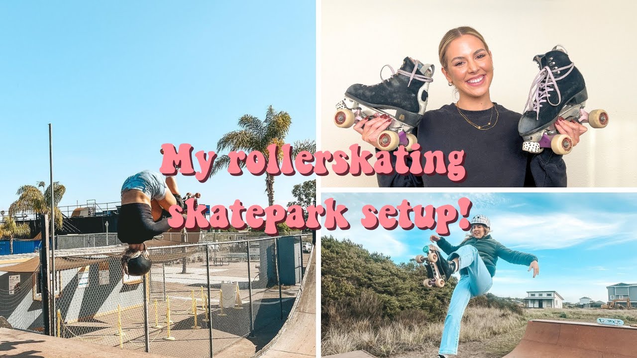 My Rollerskating Setup for the Skatepark 🛼 - YouTube