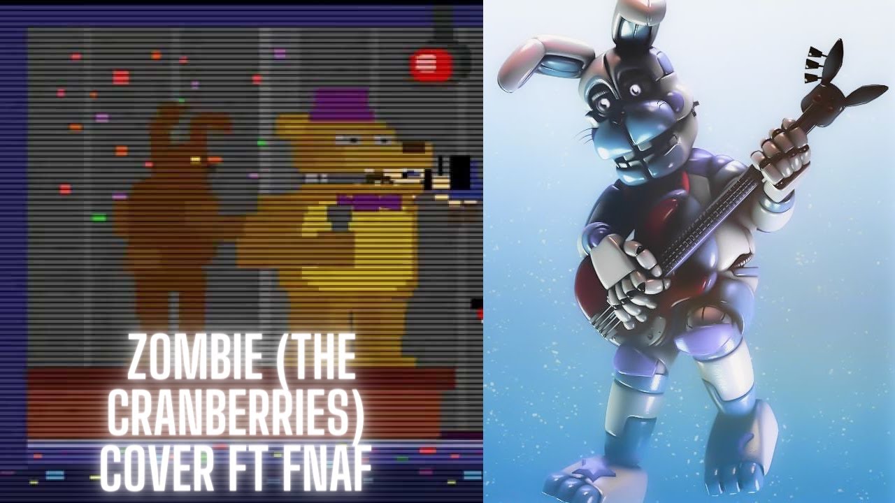 Fnaf 1 Bonnie, Toy Bonnie & More plays Zombie guitar cover The ...