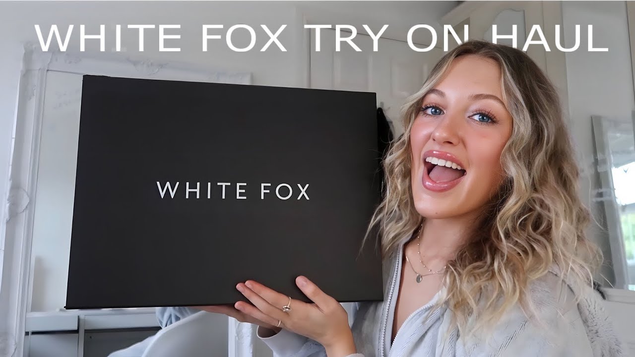 White Fox try on haul 2023! HUGE HAUL + discount - YouTube