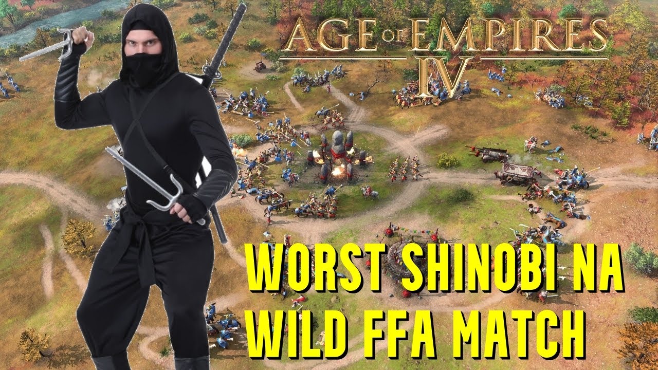 The Bronze Shinobi TACTICS | Japan FFA Match - Age of Empires 4 - YouTube