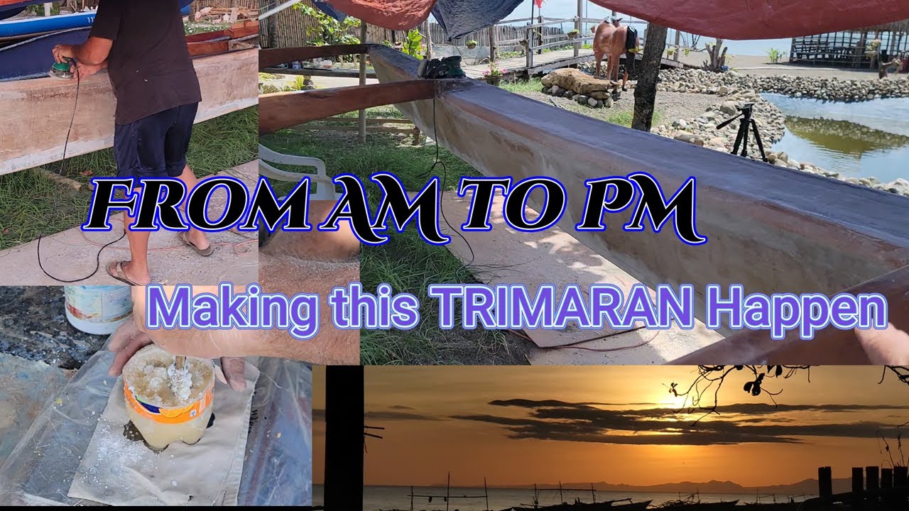 Building a Custom Bangka Trimaran Part 22 - YouTube