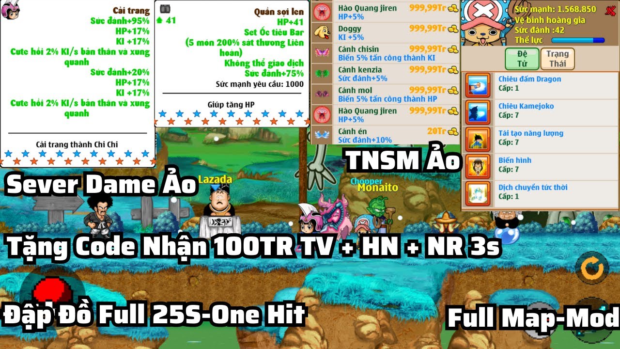 Nro Lậu-Sever Cực Ảo-Free Mọi Thứ-Đập Đồ Full 25S-One Hit-SKH Rơi Như ...