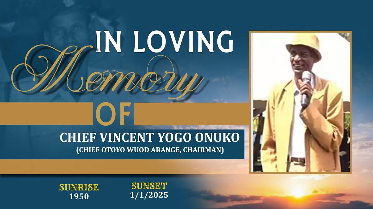 CELEBRATING THE LIFE OF CHIEF VINCENT YOGO ONUKO - YouTube