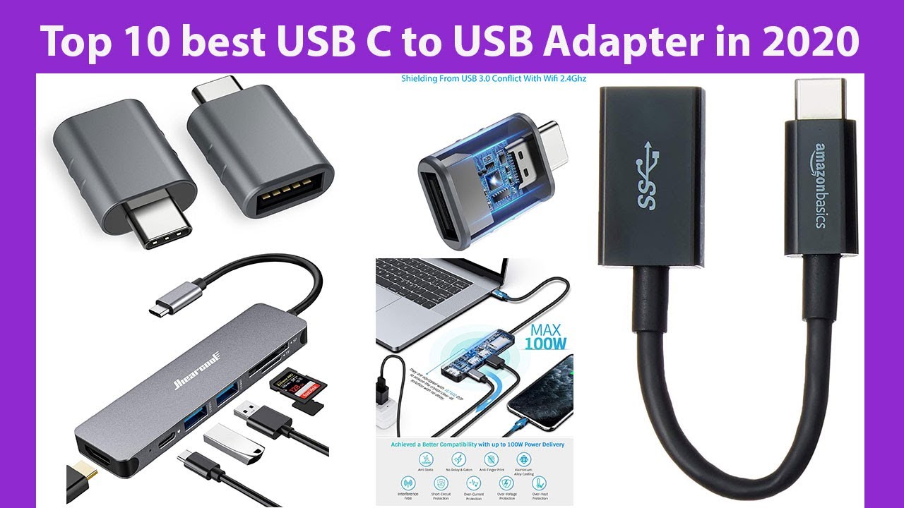 Top 10 best USB C to USB Adapter in 2020 - YouTube