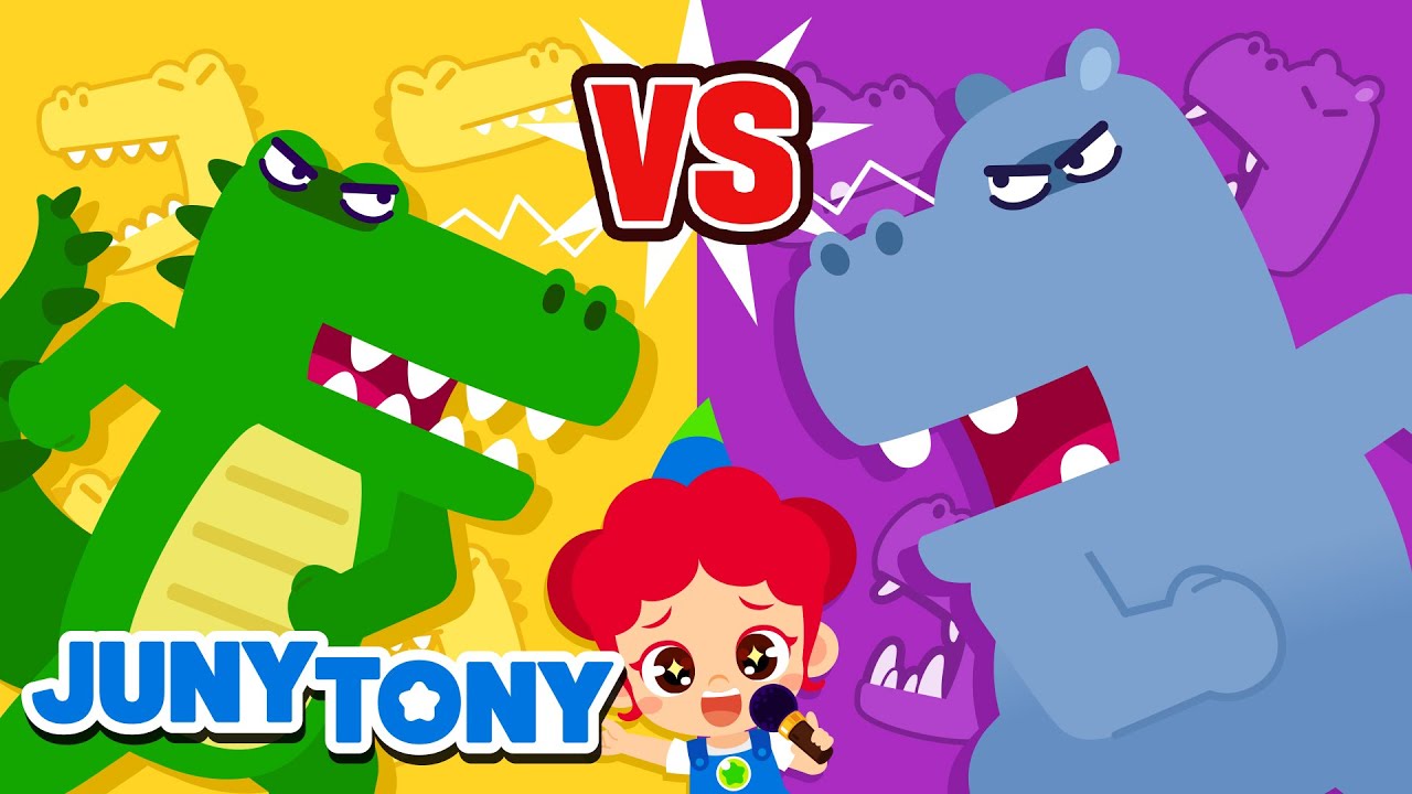Alligator vs. Hippopotamus | 🍉🏆 The Watermelon Eating Contest | Animal ...