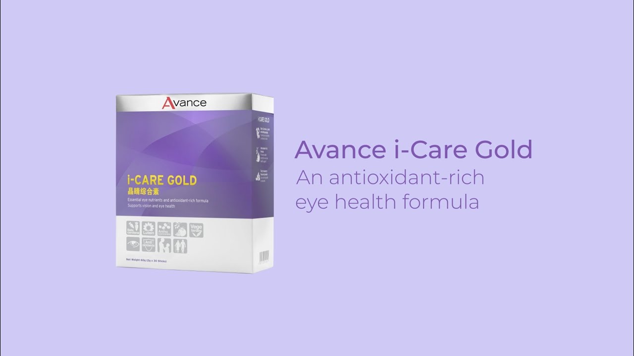 Avance i-Care Gold | Antioxidant-rich formula to support eye health and ...