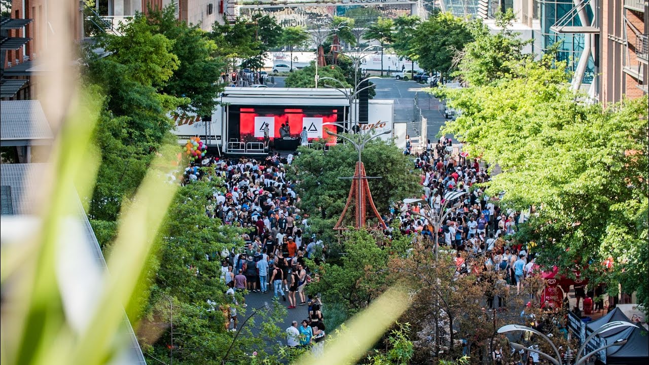 Melrose Arch Hosts Johannesburg Pride 2016 - YouTube