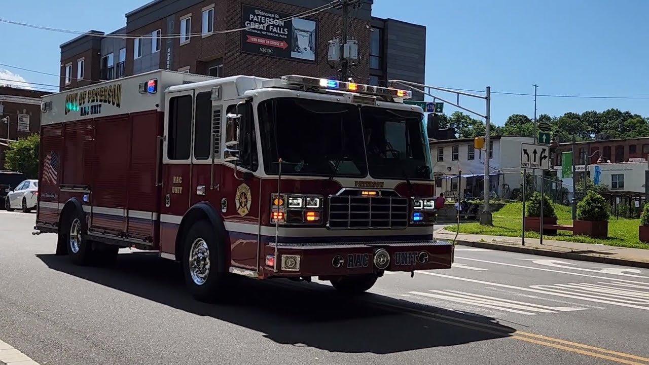 Paterson, NJ Fire Department RAC Unit Responding - YouTube