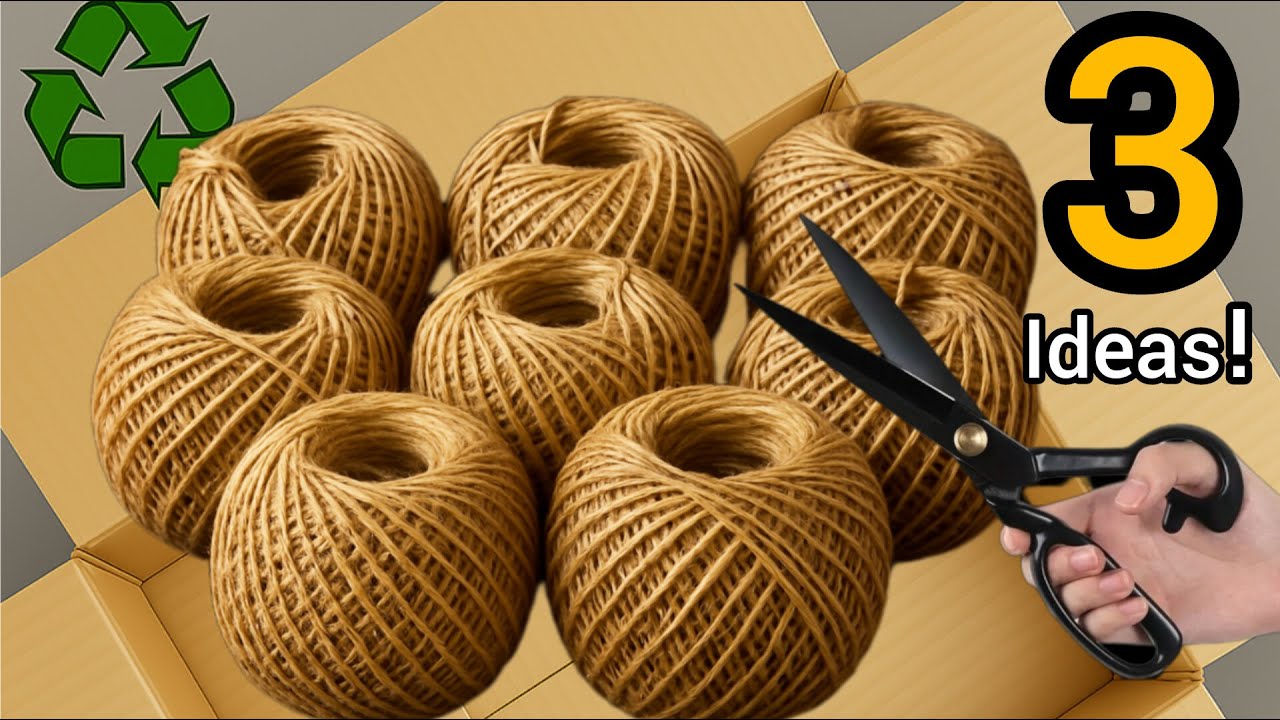 The Magic of Jute🧺/3 Unique Jute Basket Ideas You'll Love😍 - YouTube