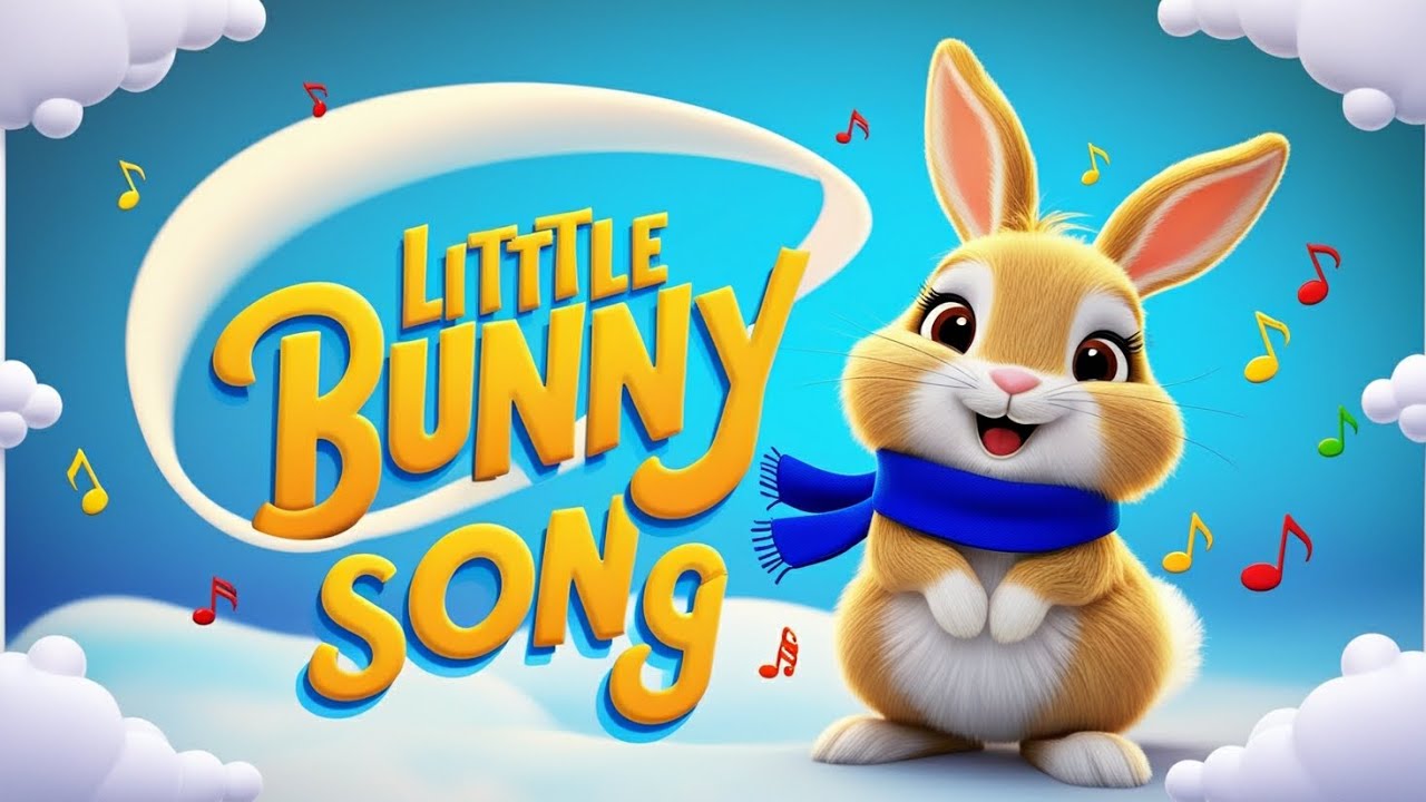 LITTLE BUNNY SONG FOR KIDS || RHYMING RAINBOWS ||GET FREE LYRIC IN ...