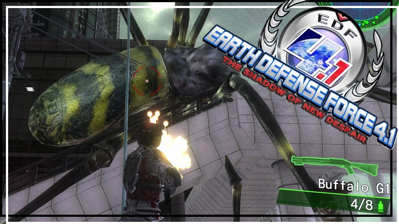 Giant spiders = fun - Ep 3 - Earth Defense Force 4.1 PC gameplay (blind ...