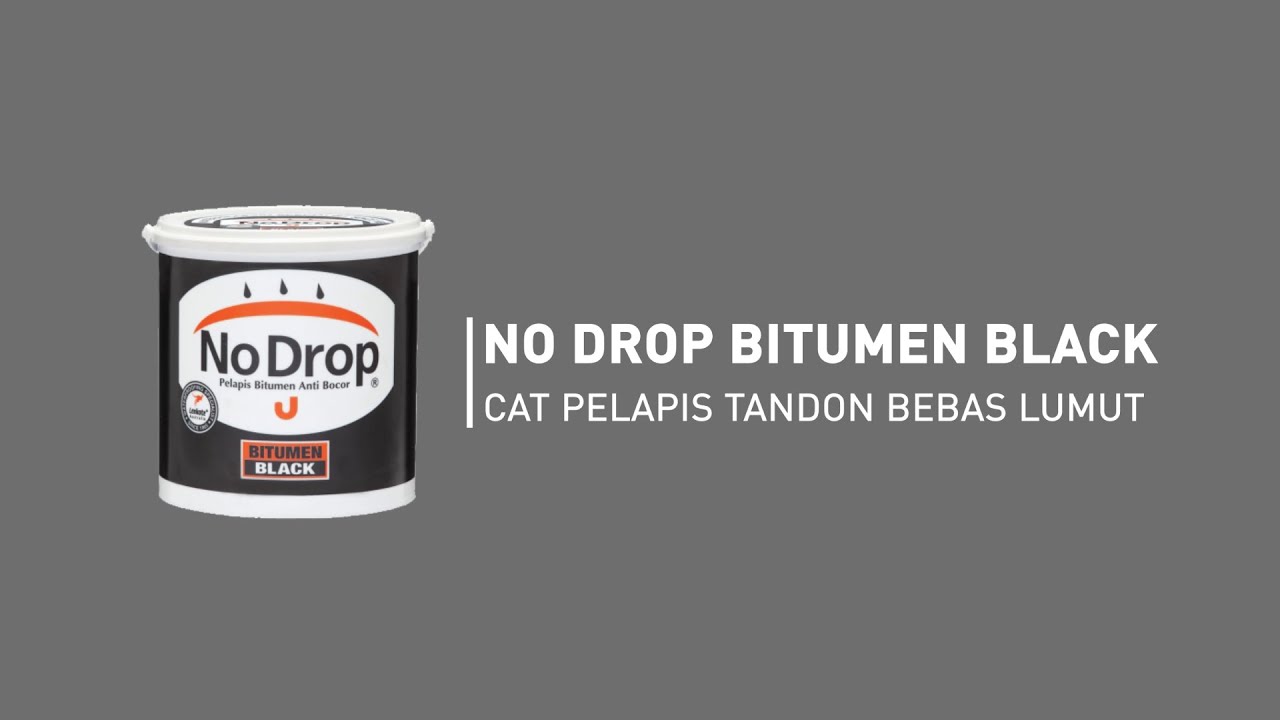 Video Tutorial No Drop Bitumen Black - YouTube