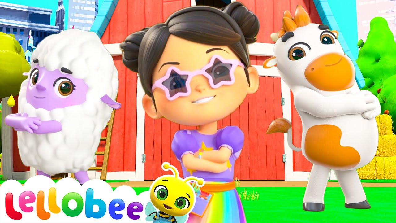 Too Cool For School | 🍯 Lellobee Kids Songs & Cartoons! Sing and Dance ...