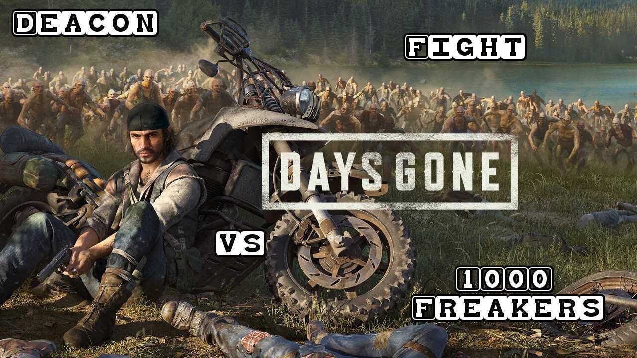 Days Gone 1000 Freakers Fight - YouTube