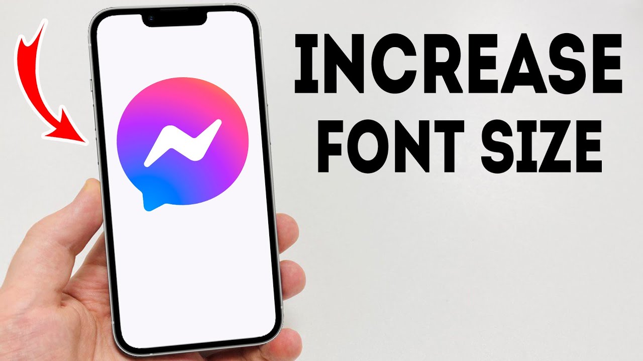 How To Increase Font Size on Messenger on iPhone - Full Guide - YouTube
