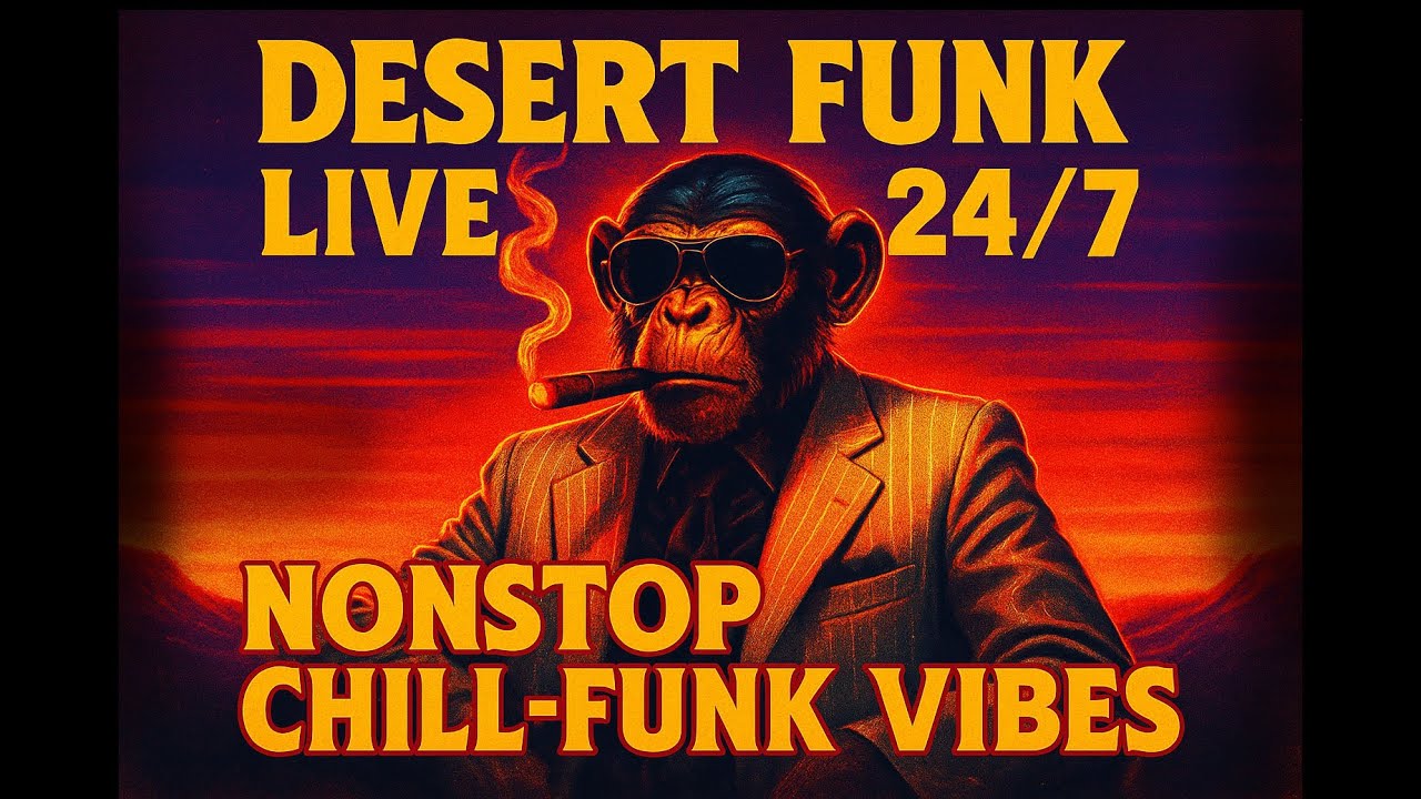 🌵 Desert Funk LIVE 24/7 🎸 Nonstop Chill-Funk Guitar Vibes for Study ...