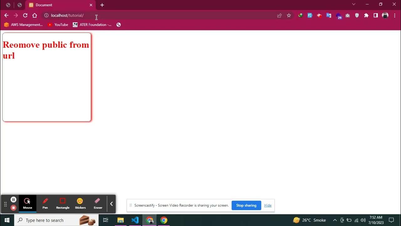 How to remove public from url in laravel best way - YouTube