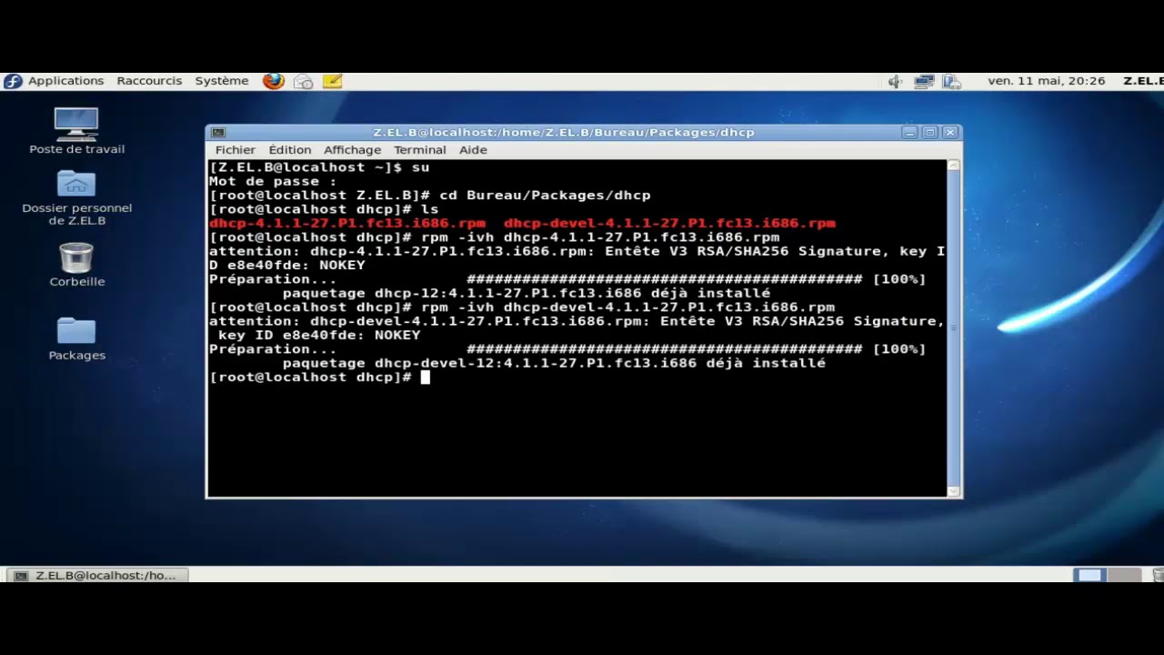 Tuto: installer et configurer DHCP sous Linux Fedora 13 - YouTube