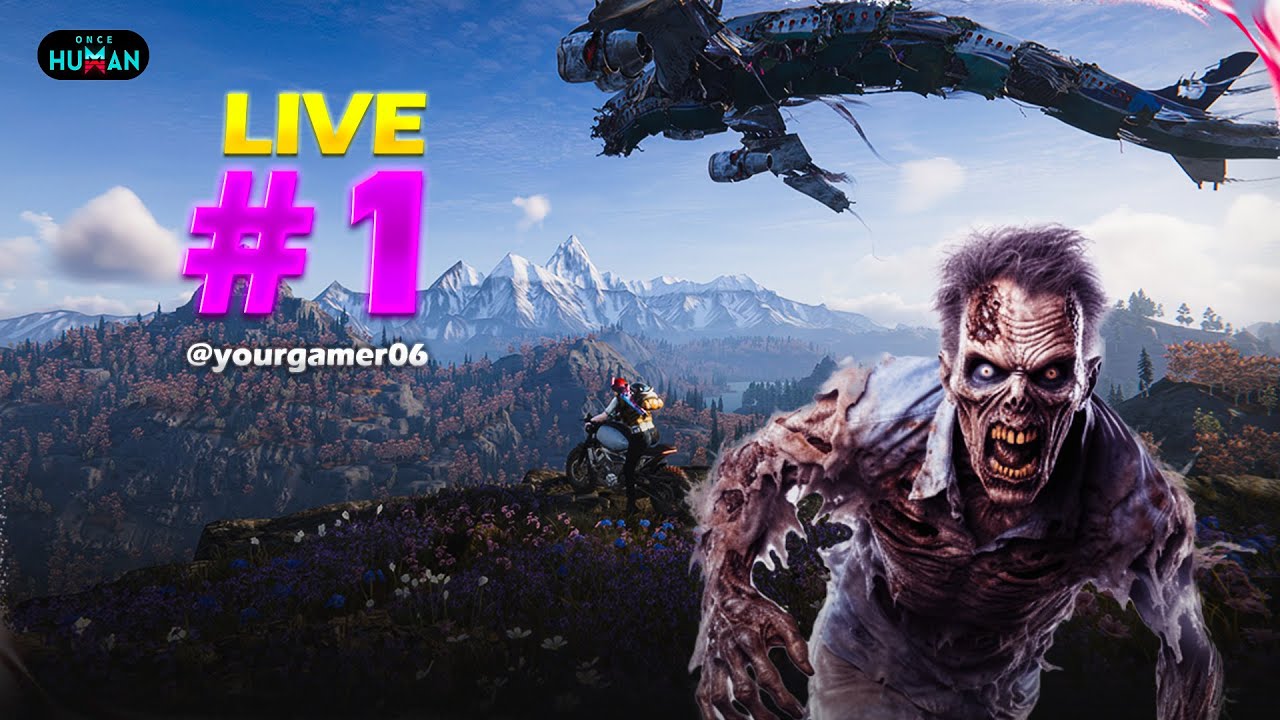 🔴 Once Human Live | Open World Survival & Exploration 🧟‍♂️🔥 - YouTube