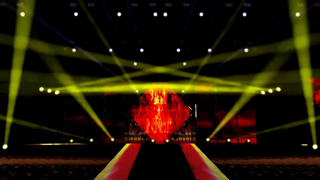 WWE Brock Lesnar Custom Super ShowDown Entrance Stage Concept - YouTube