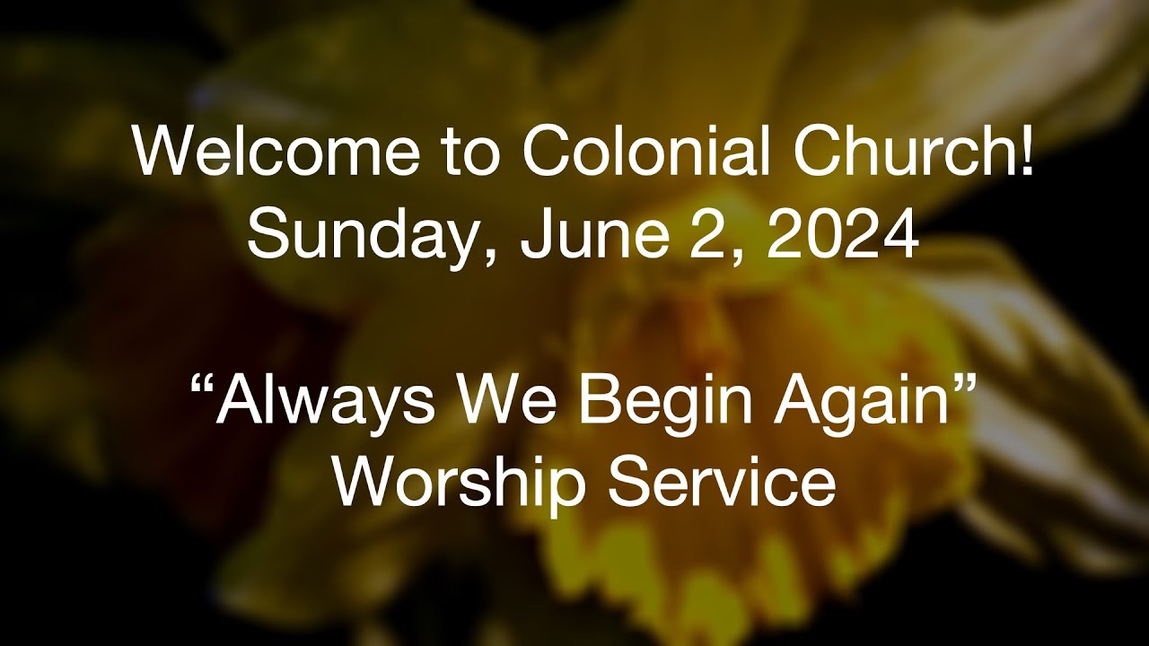 Sunday, June 2nd, 2024 Livestream Worship Service - YouTube
