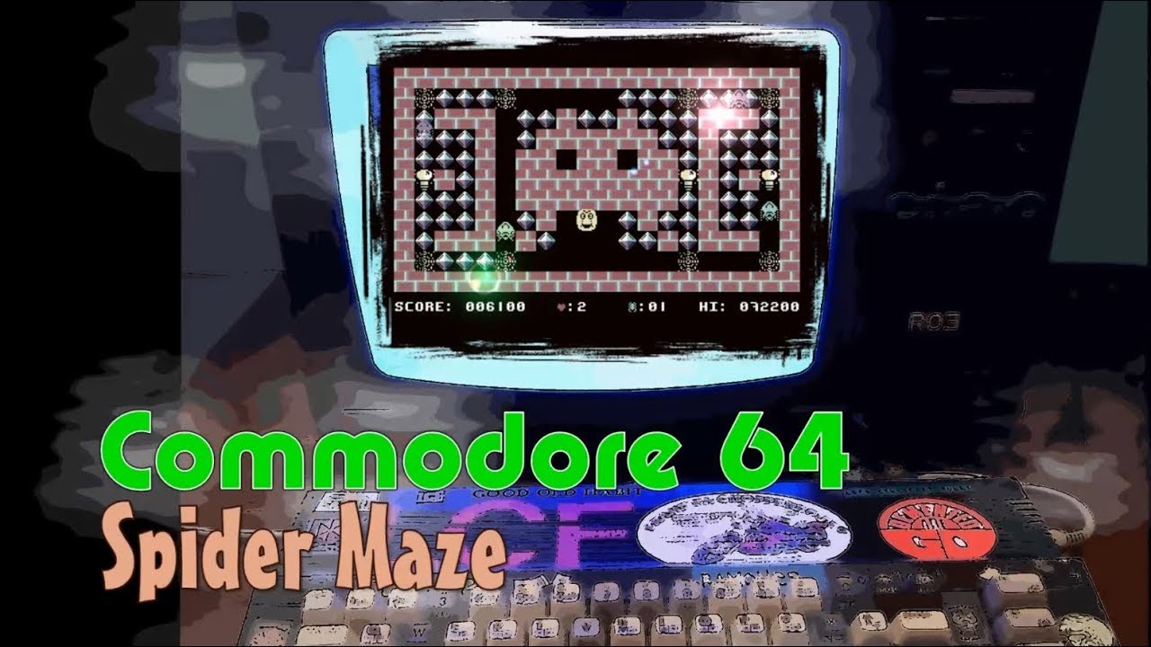 Commodore 64 -=Spider Maze=- - YouTube