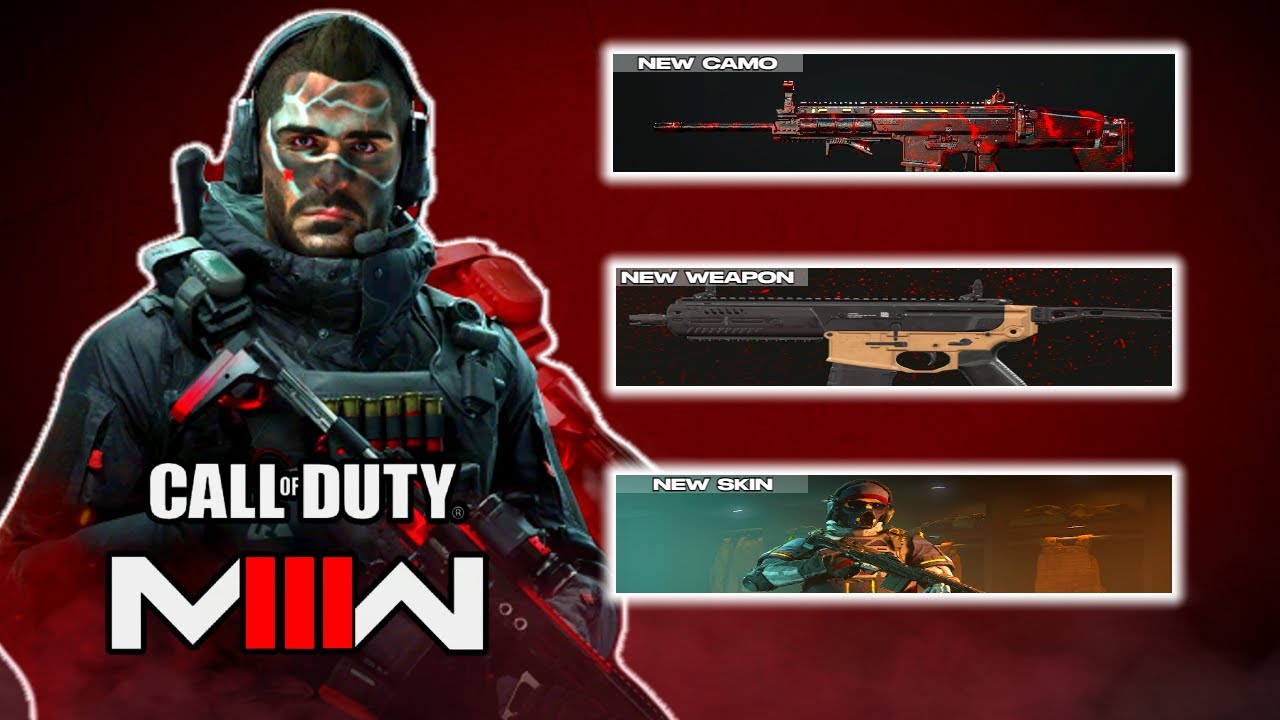 FREE CAMO And SKIN! MW3 VAULT EDITION AD ONS! REVEAL EVENT REWARDS IN ...