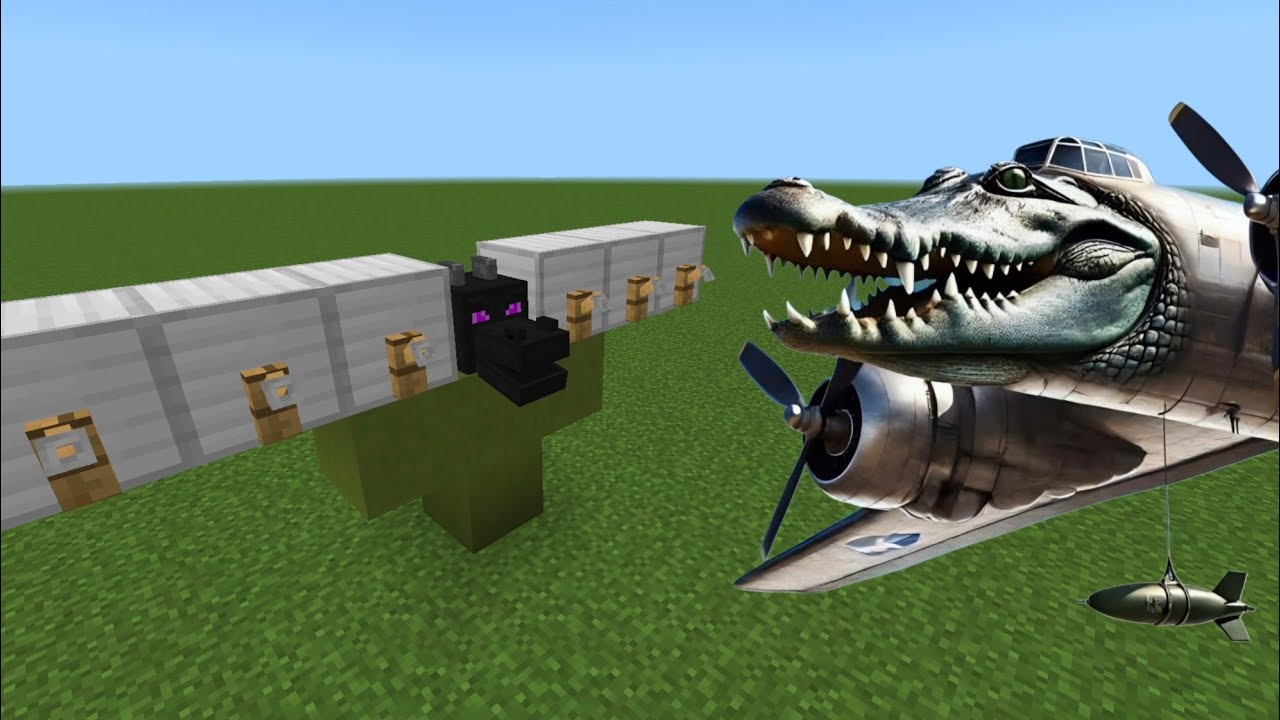 How to Spawn Bombardiro Crocodillo in Minecraft - YouTube